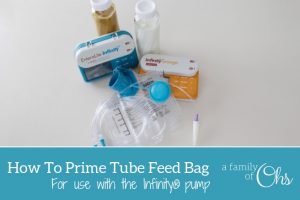 How to Prime Tube Feeding Bag – a family of Ohs